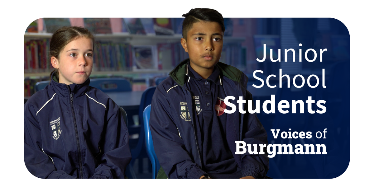 Junior School Students - Burgmann Anglican School