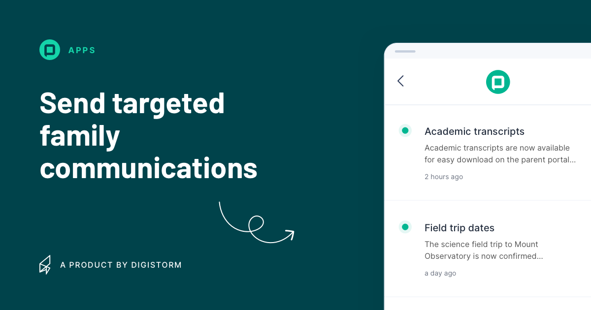 School apps | Connect your school community | Digistorm