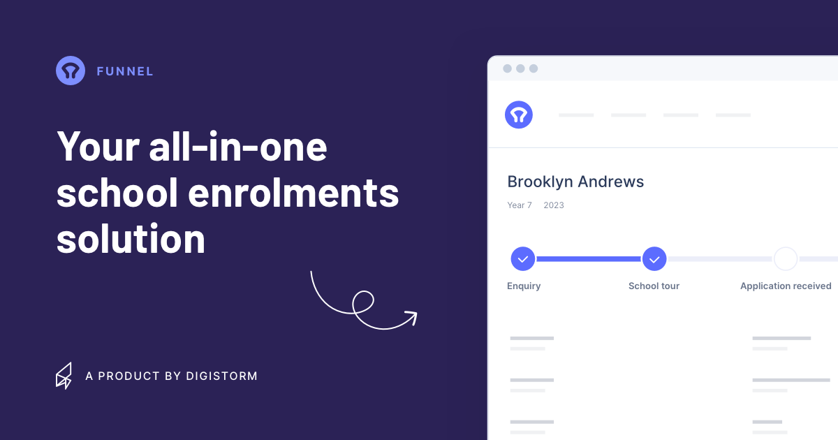 School CRM | Funnel | Digistorm