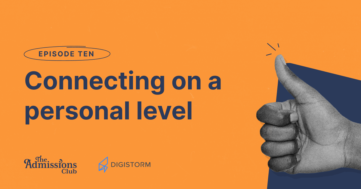 Connecting on a personal level - The Admissions Club AU