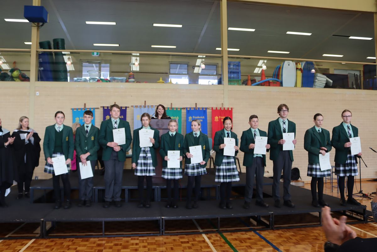 Secondary Award Winners Assembly | Frederick Irwin Anglican School