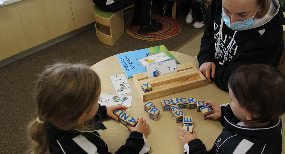 Year 12 Child Studies visit to ELC | Faith Lutheran College