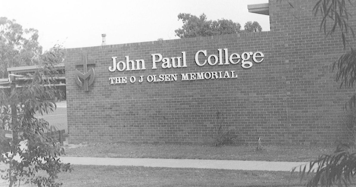 College history - John Paul College VIC