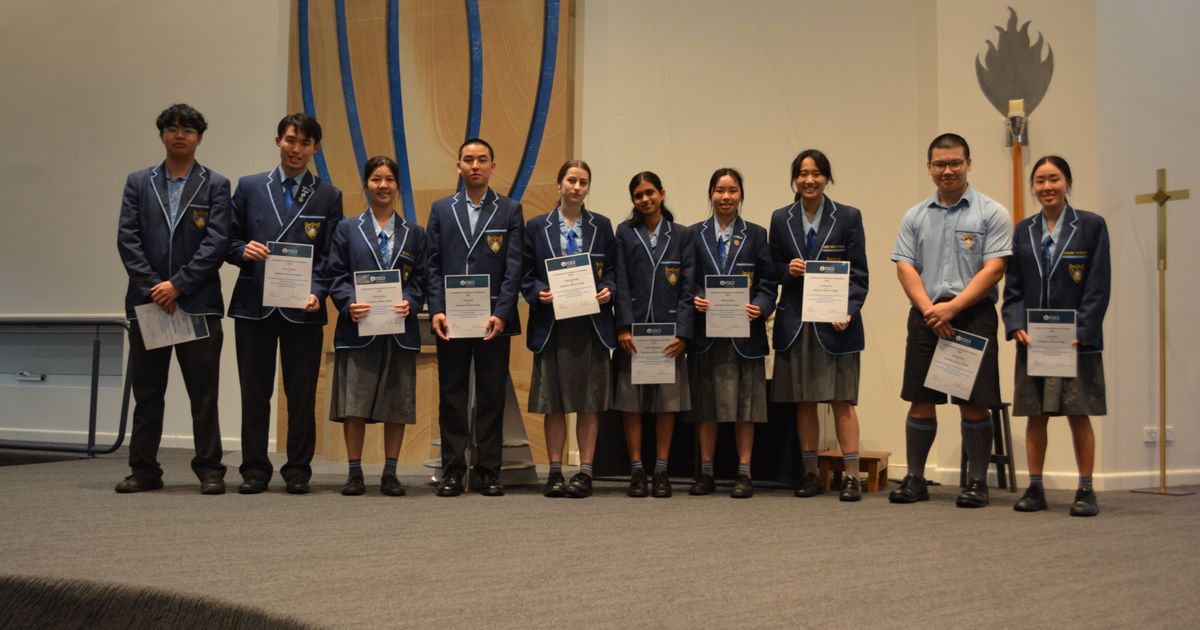 Science Awards 2024 - Redeemer Lutheran College