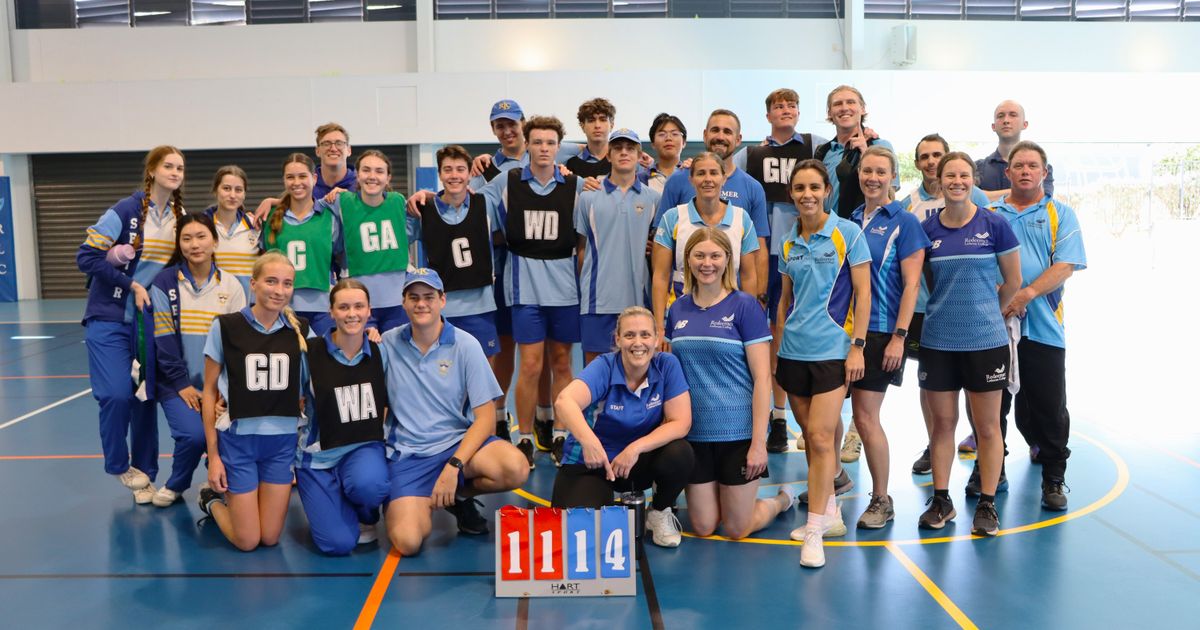 Staff vs Students Netball - Redeemer Lutheran College