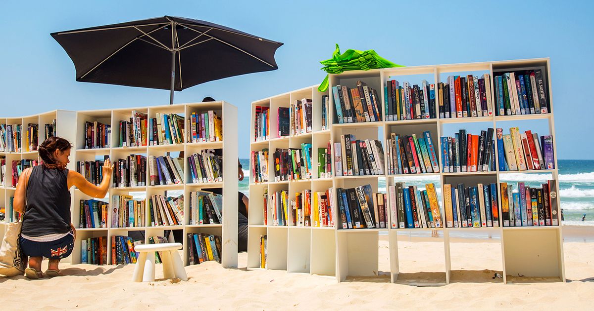 Beach Library Activation | Somerset Storyfest