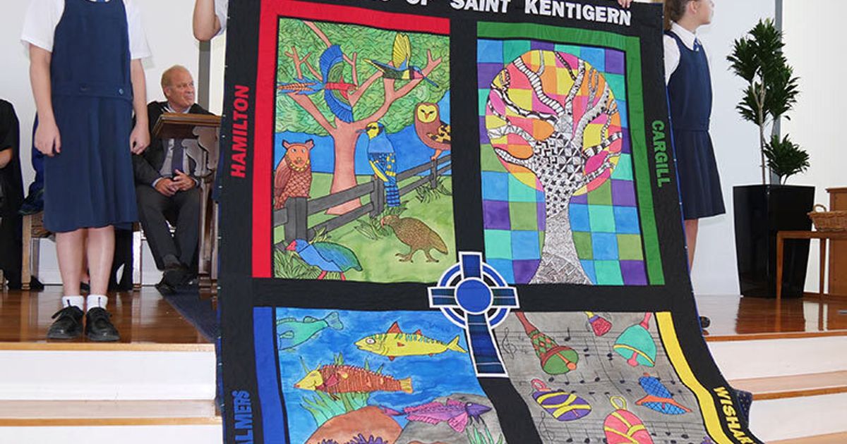 Saint Kentigern Banner Unveiled - Saint Kentigern Organisation