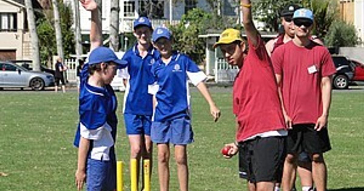 Boys School Assist at Adaptive Cricket Event - Saint Kentigern Organisation