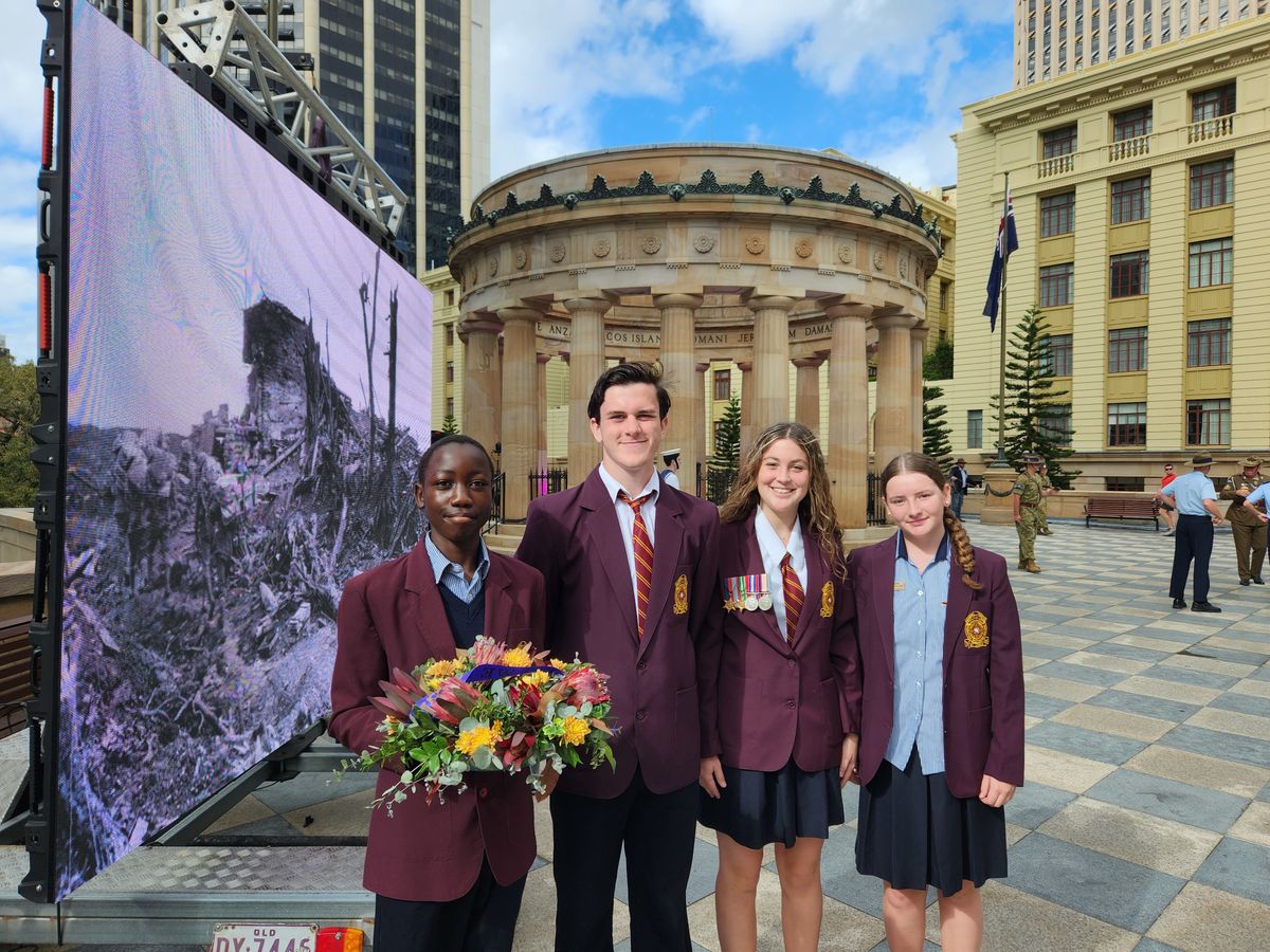 Students Represent the College at ANZAC Commemoration School Service ...
